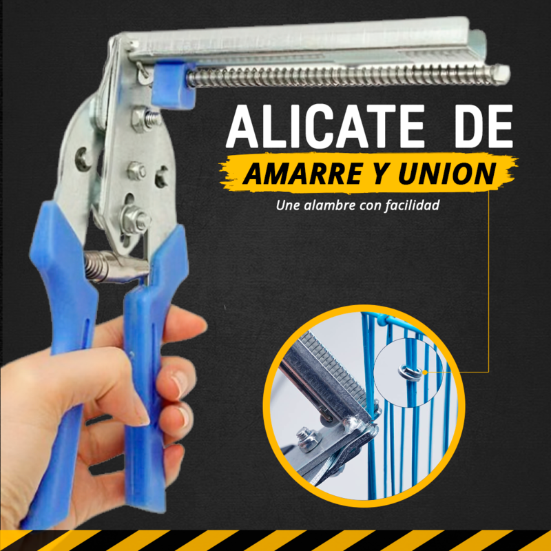 Alicate de amarre y de unión profesional (Incluye caja de grapas ...